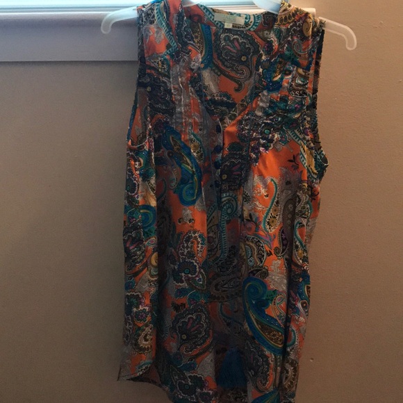 Tops | Jade Multicolor Shirt | Poshmark